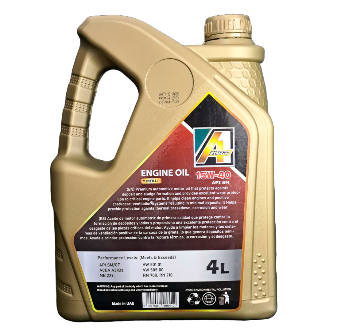 Lubricante SM 15W 40 4L Mineral - Maruz Distribuciones